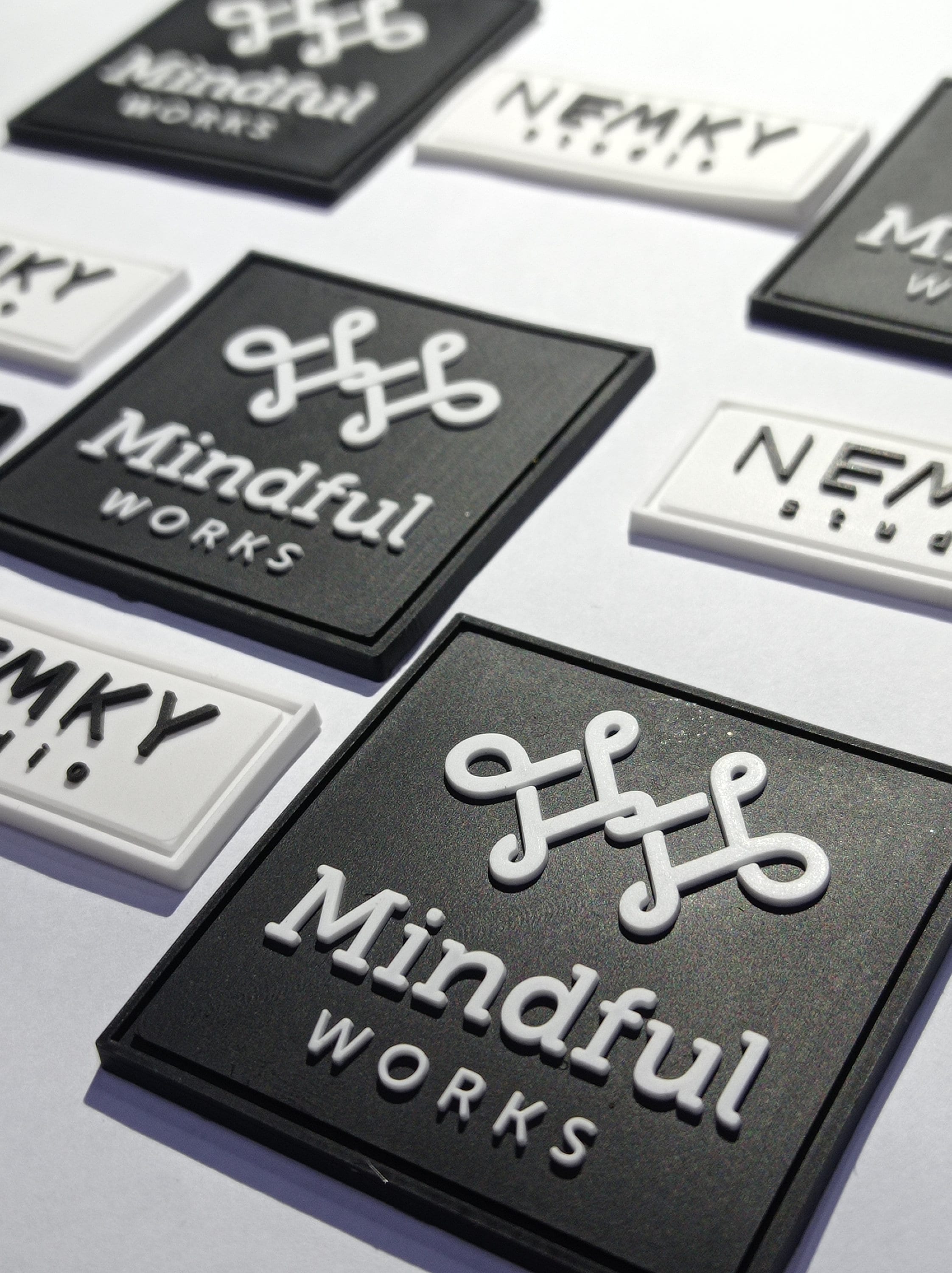 Custom Vinyl Badges.silicon Label.rubber Badges.sew on Badges.iron on ...