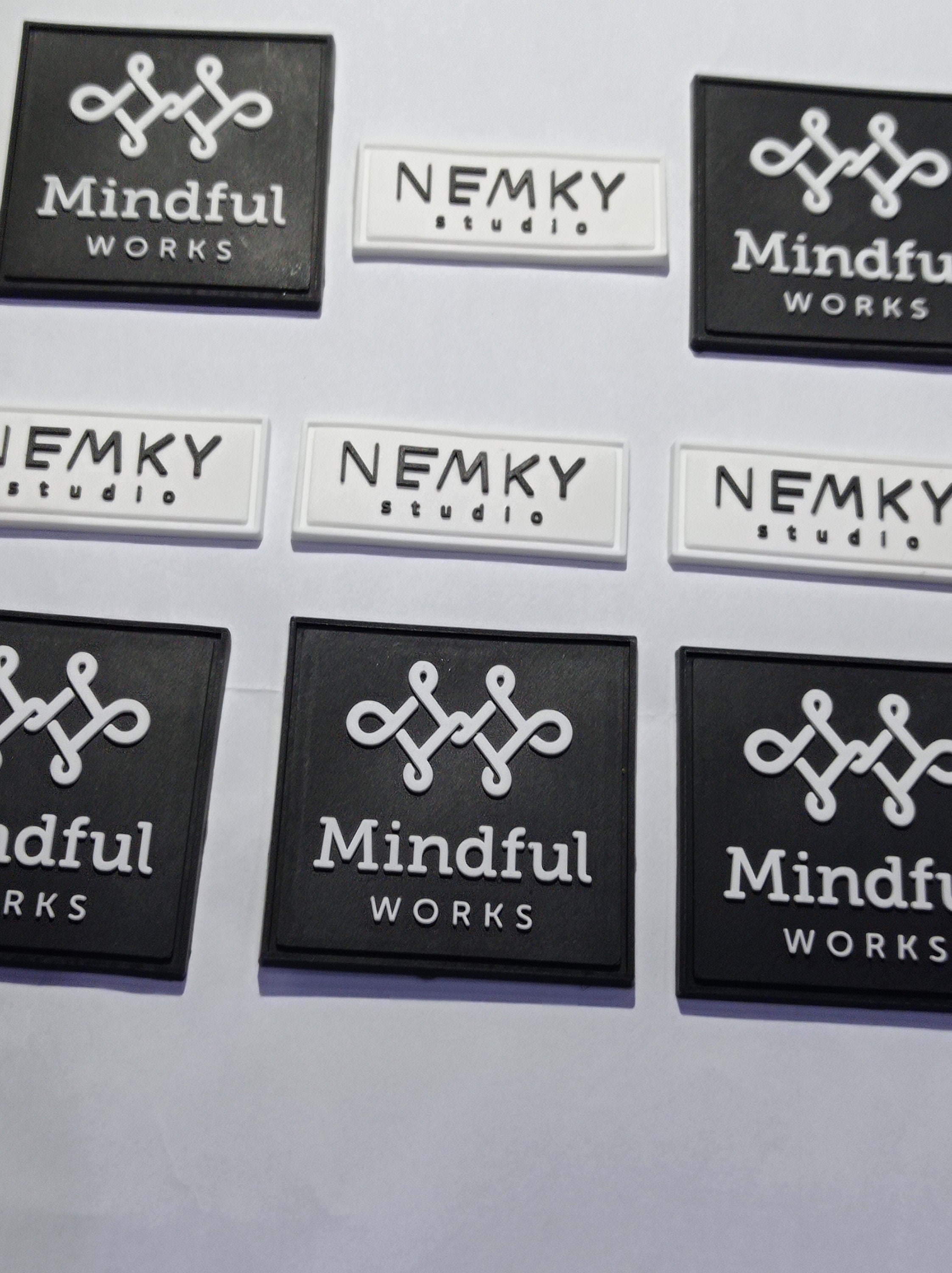 Custom Vinyl Badges.silicon Label.rubber Badges.sew on - Etsy