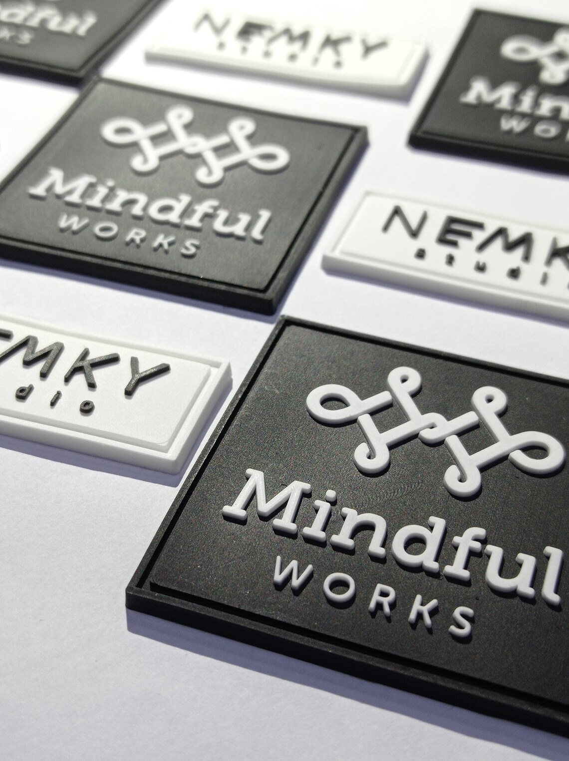 Custom Vinyl Badges.silicon Label.rubber Badges.sew on - Etsy UK