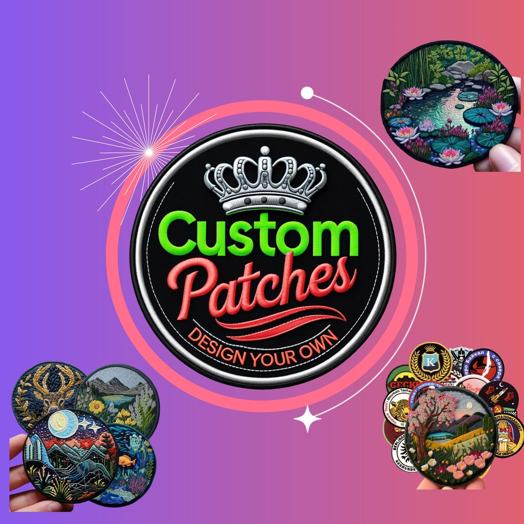 Custom Patches Design Your Own, Custom Embroidered Patches Special for ...