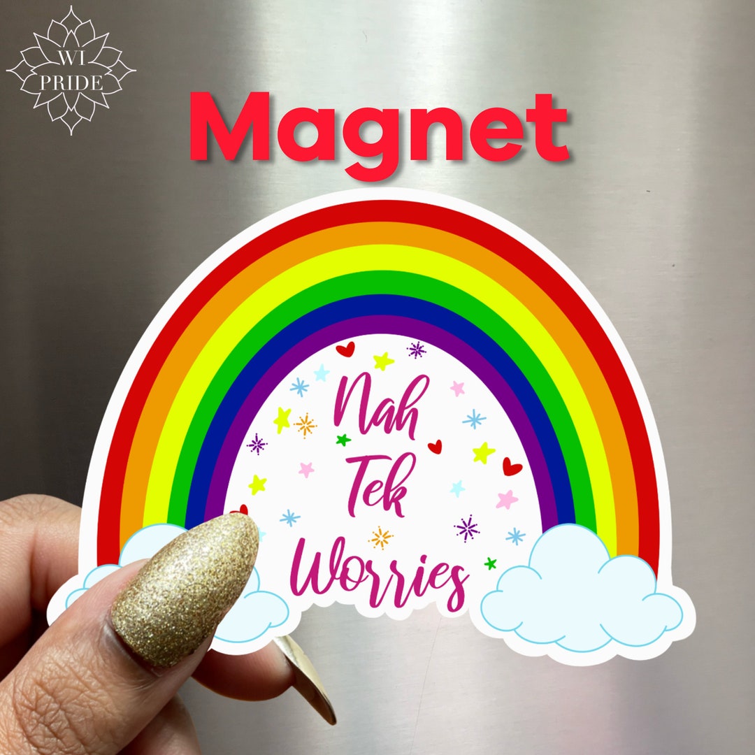 Magnet Nah Tek Worries West Indian Caribbean Inspired Magnets - Etsy