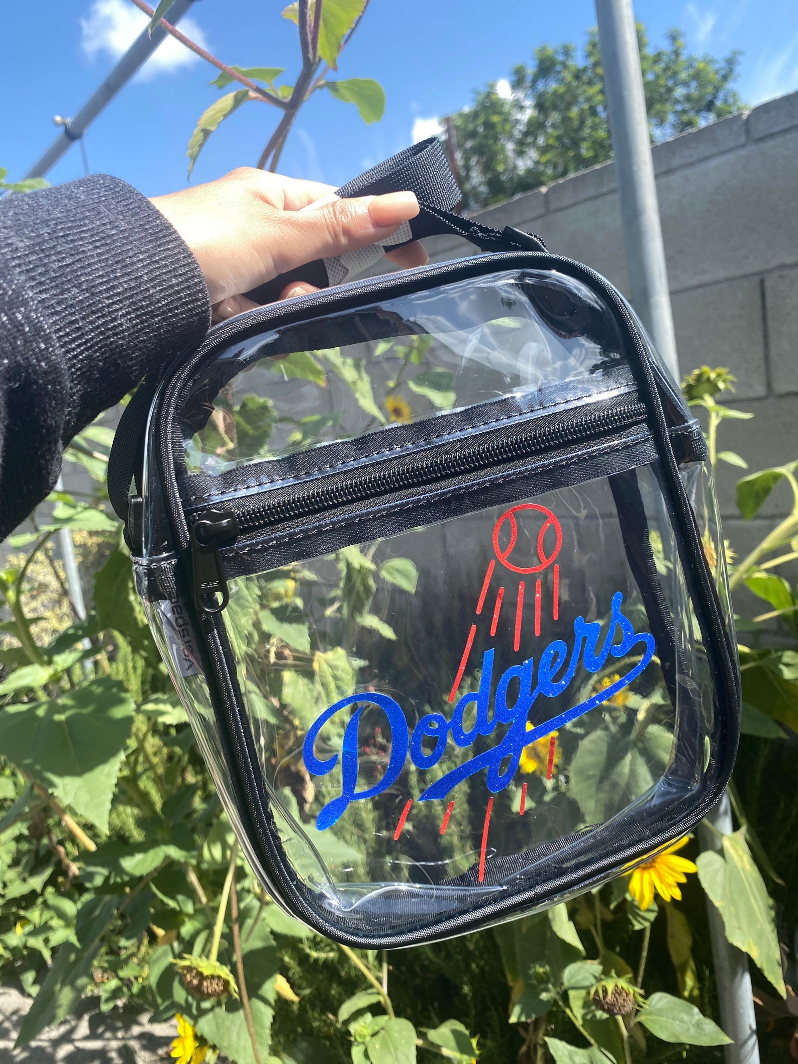 Customized Clear Dodger Bag, Clear Stadium Approved Bag, Clear ...