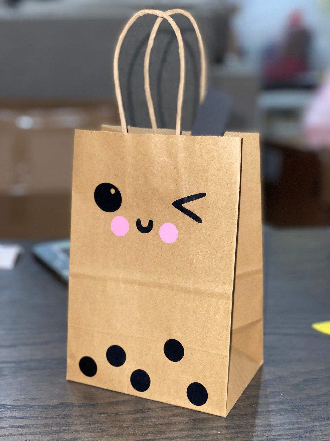 Boba Favor Bags , Boba Themed Gift Bags, Boba Favor Party Bags - Etsy
