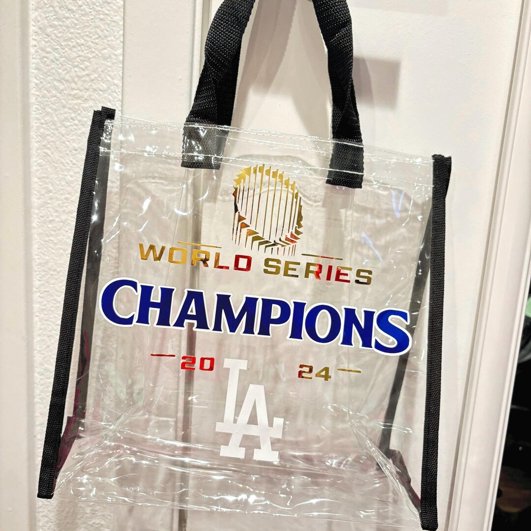 Dodger World Series Tote Bag, Customized Clear Dodger Tote Bag, Clear ...
