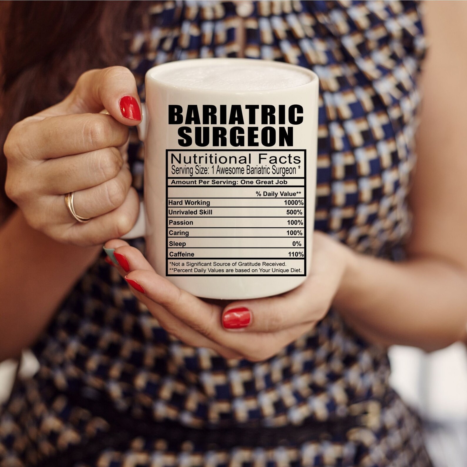 Bariatric Surgeon Coffee Tea Mug L Gift Mug for Men and Women L A ...