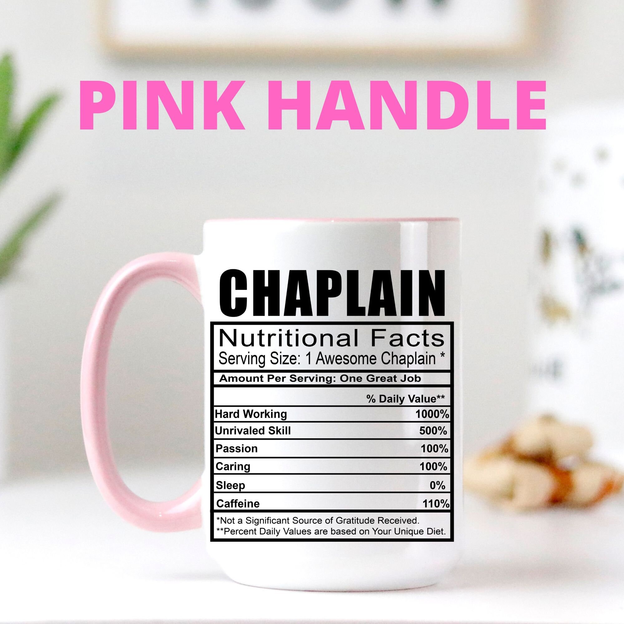 Chaplain Coffee Tea Mug L Gift Mug for Men and Women L A Personalized ...