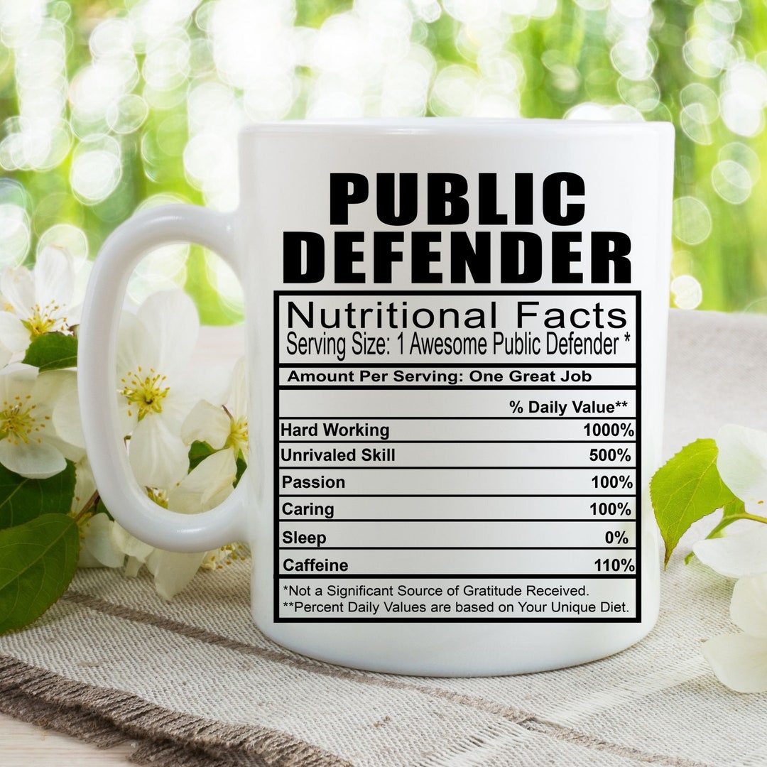 Public Defender Coffee Tea Mug L Gift Mug for Men and Women L A ...