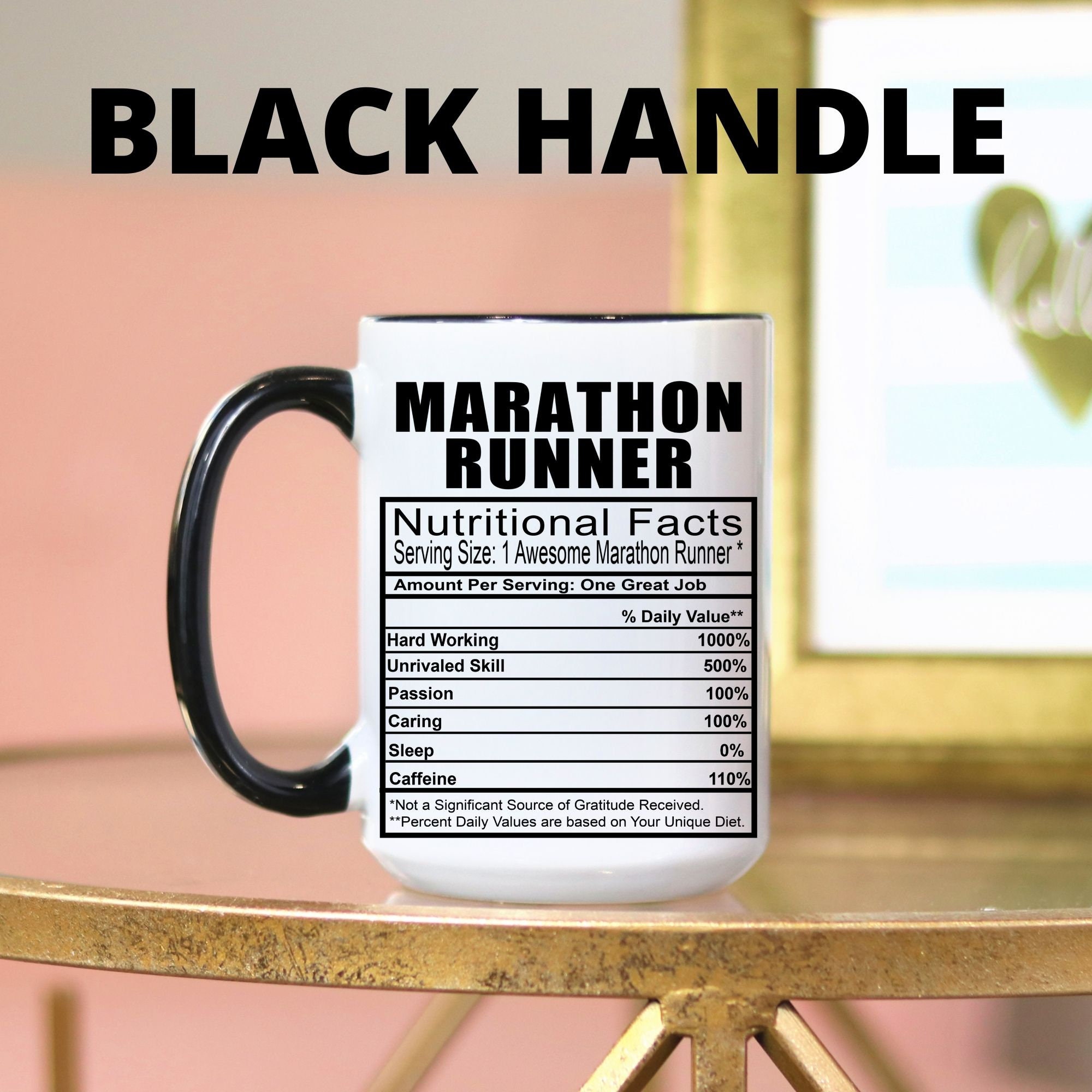 Marathon Runner Coffee Tea Mug L Gift Mug for Men and Women L A ...