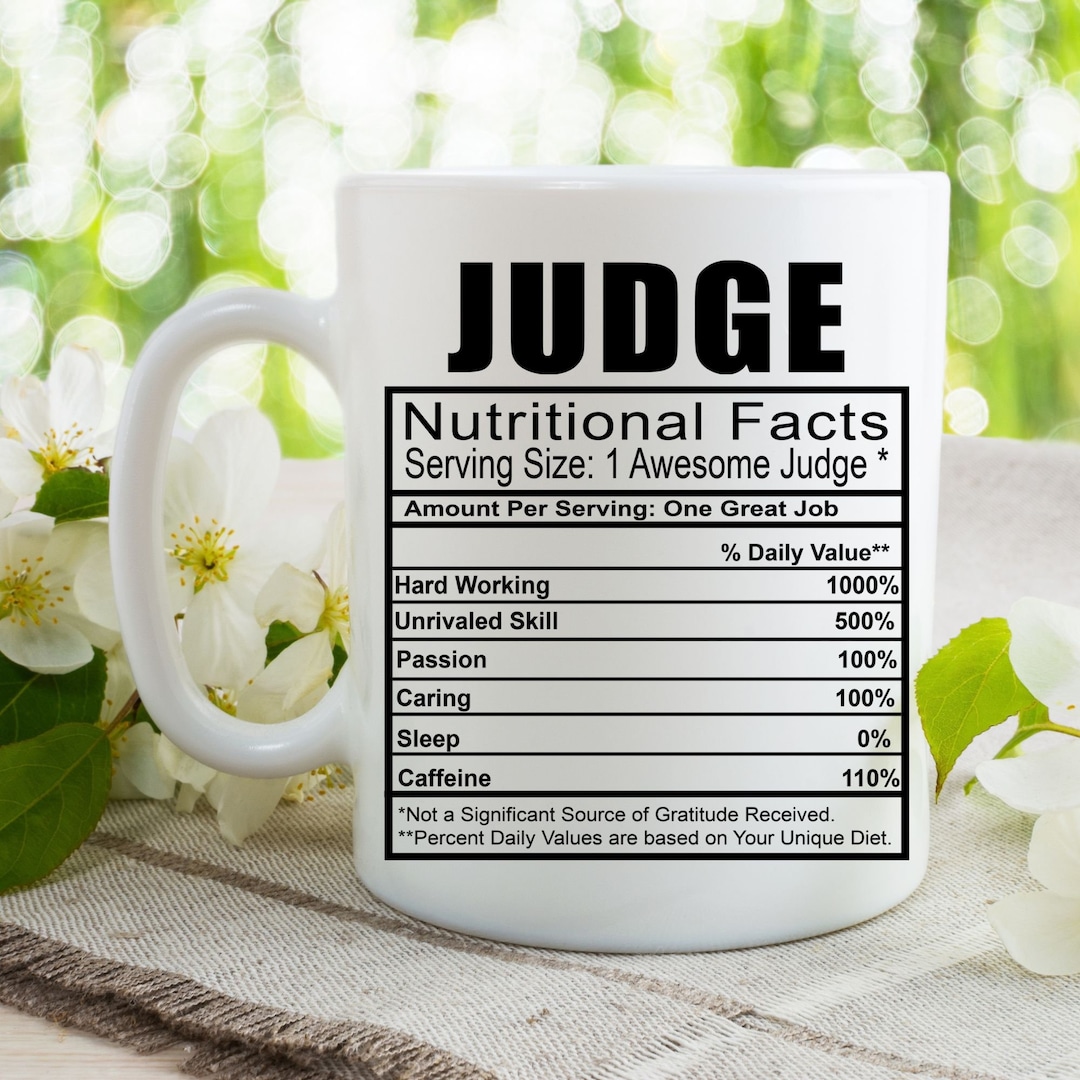Judge Coffee Tea Mug L Gift Mug for Men and Women L A Personalized ...