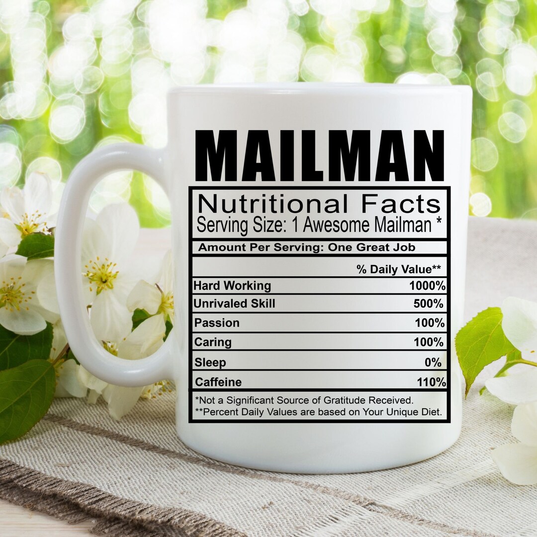 Mailman Coffee Tea Mug L Gift Mug for Men and Women L A Personalized ...