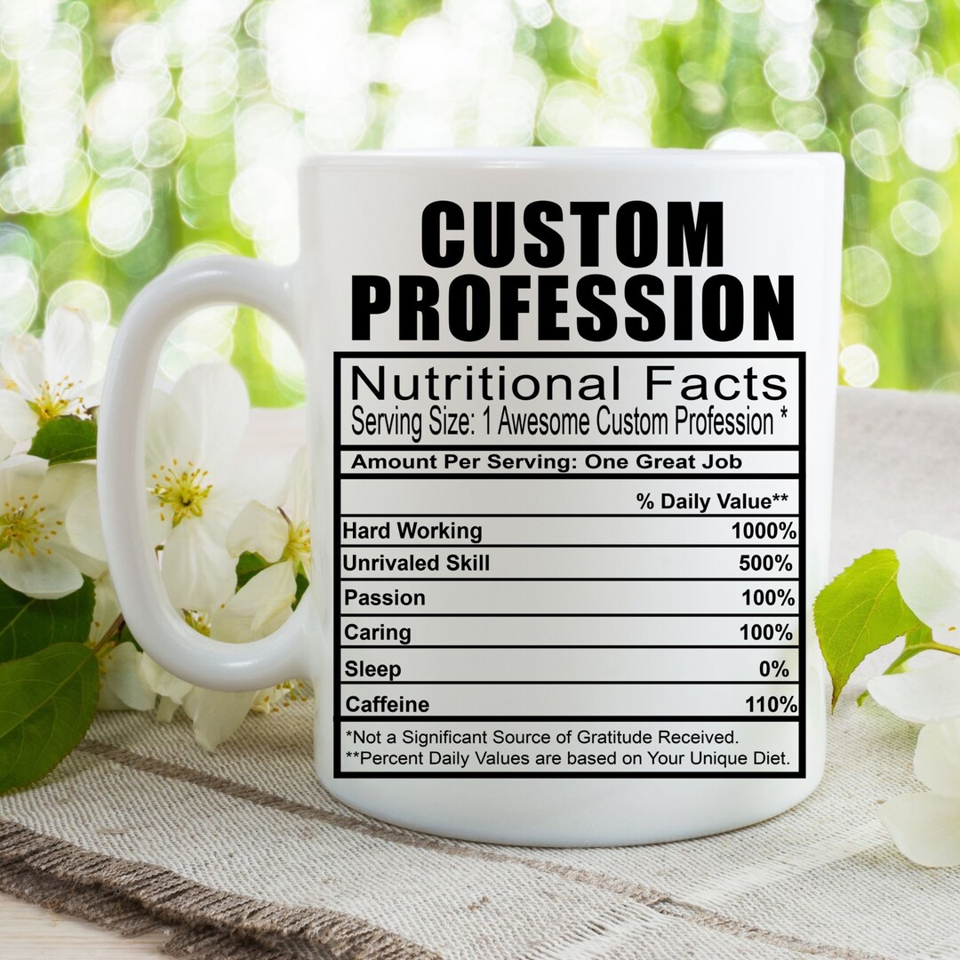 Custom Profession Coffee Tea Mug L Gift Mug for Men and Women L A ...
