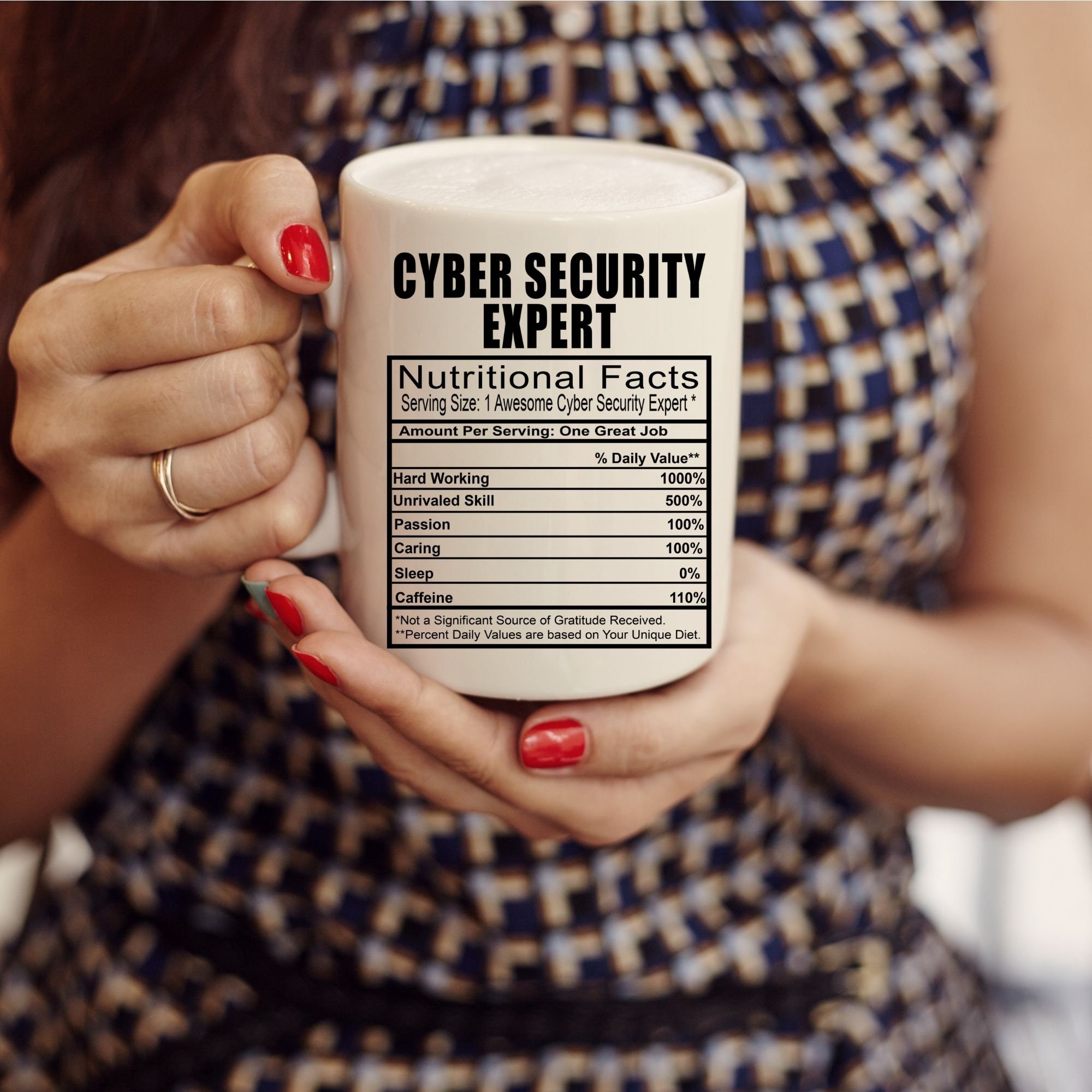 Cyber Security Expert Coffee Tea Mug L Gift Mug for Men and Women L A ...