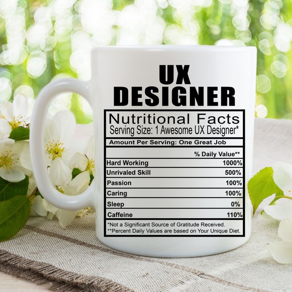 UX Designer Coffee Tea Mug L Gift Mug for Men and Women L A - Etsy