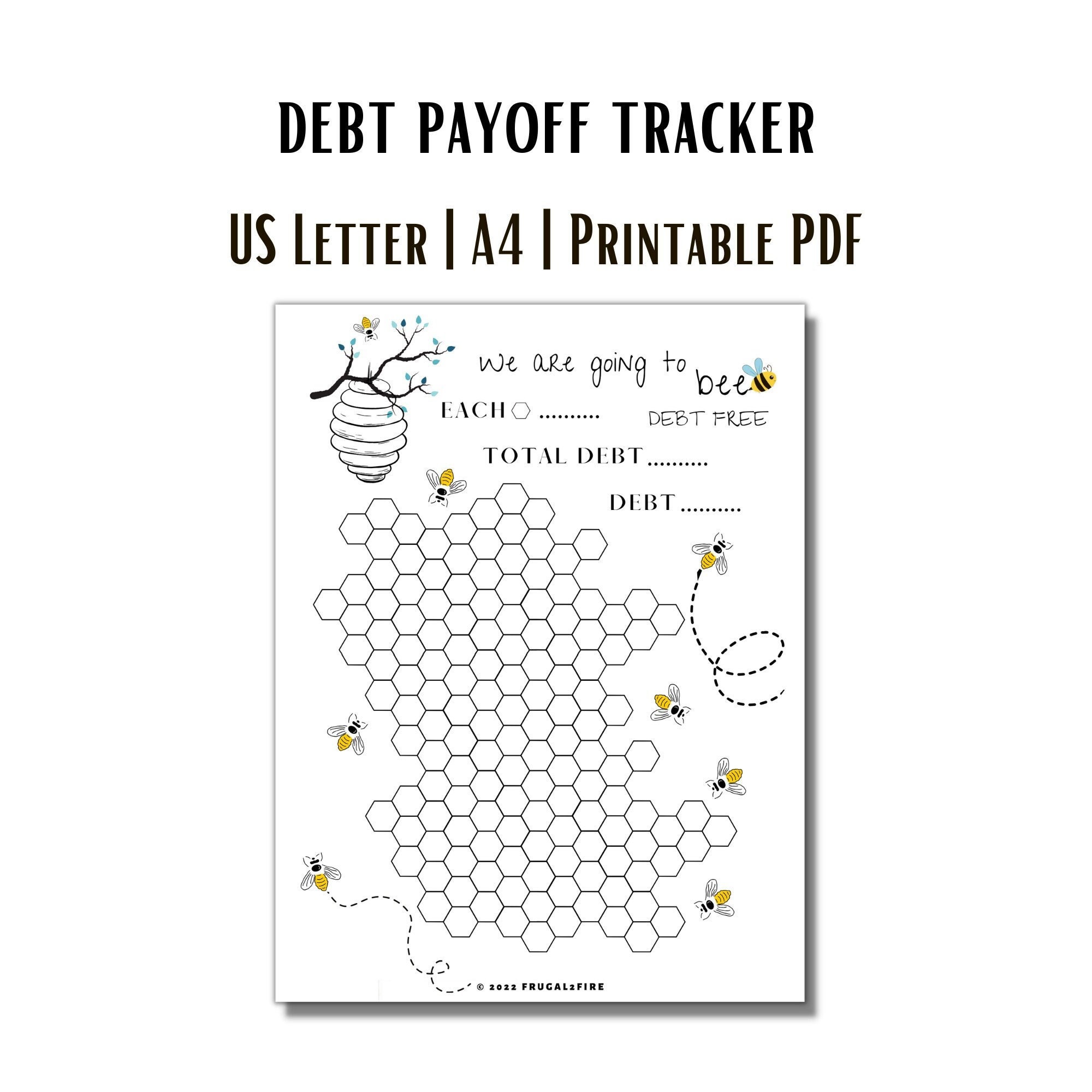 Debt Payoff Tracker, Debt Tracker Printable, Debt Snowball, Budget ...