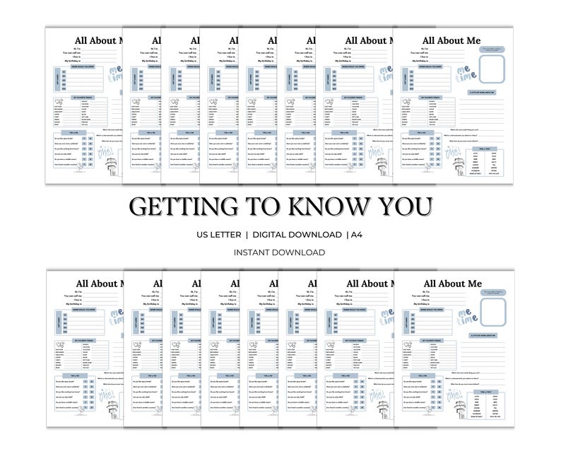 Getting to Know You Ice Breaker Questionnaire, Team Building Activities ...
