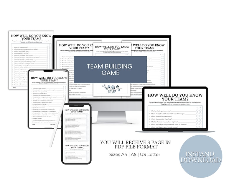 Team Building Ice Breaker Game | Find Someone Who Office Party ...
