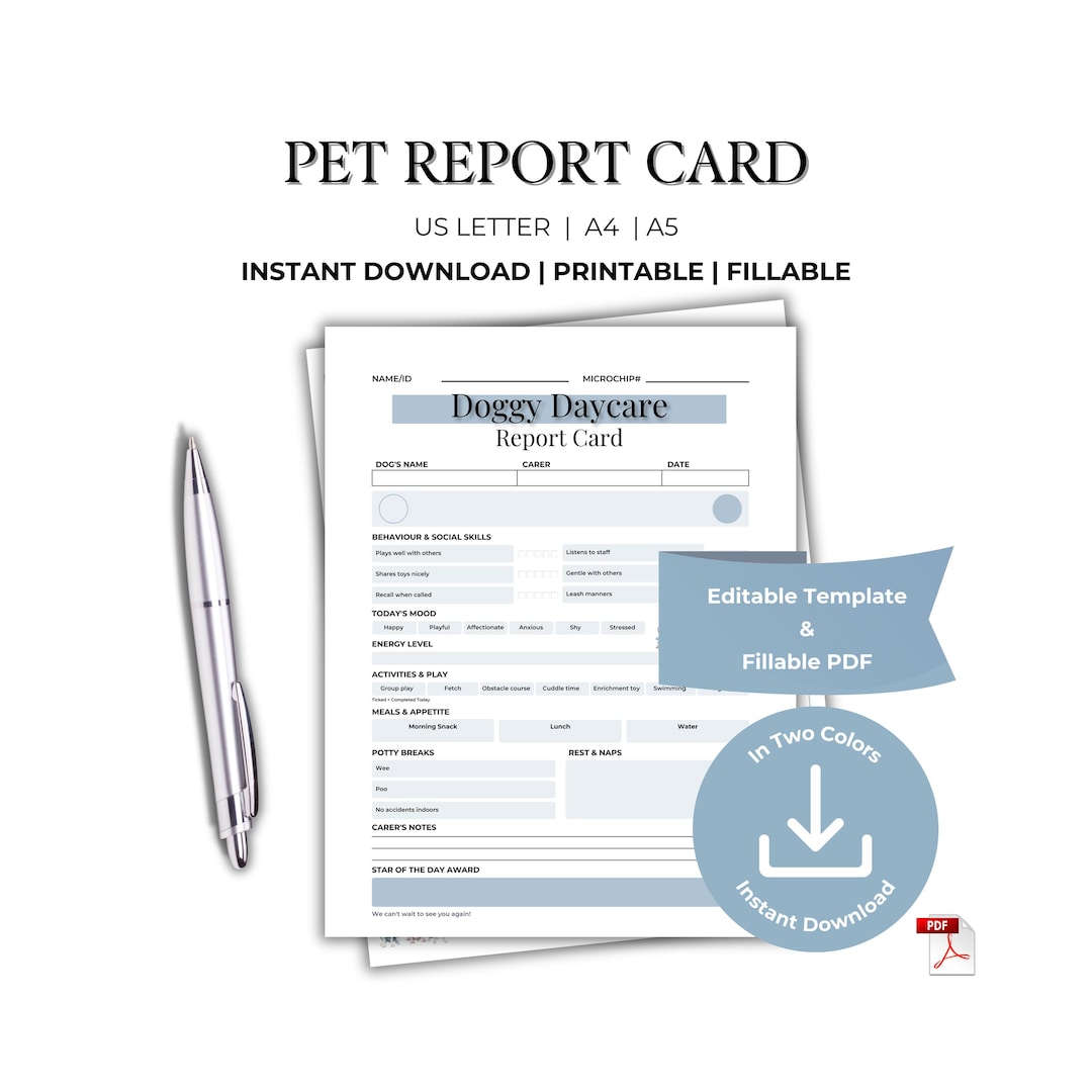 Pet Report Card | Doggy Daycare + Dog Boarding | Pet Sitter & Dog ...