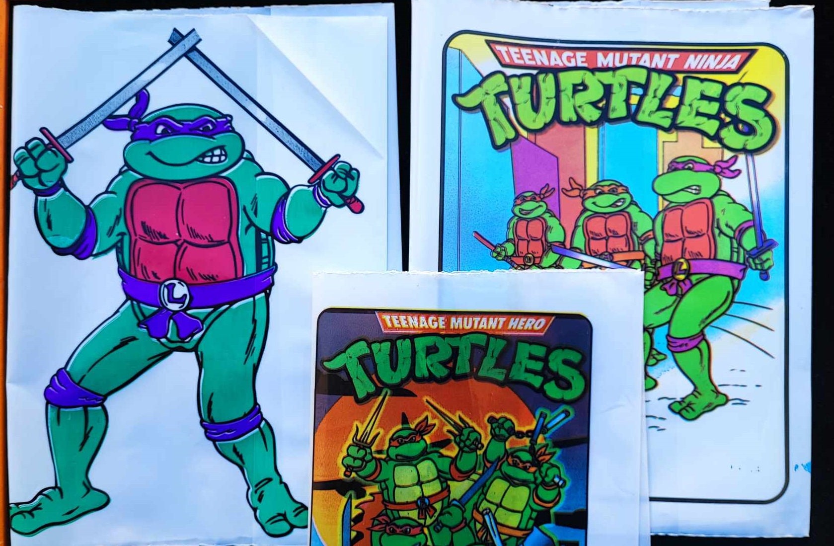 TMNT Vintage 1989 Teenage Mutant Ninja Turtles Cover School Notebook ...