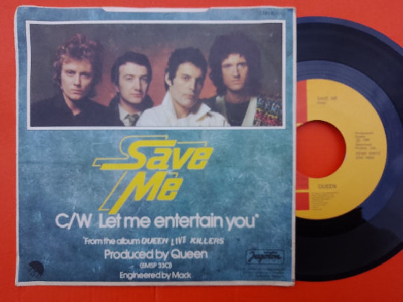 Queen Save Me 1980 Queen Single Yugoslavia Rare Release 7" 45 RPM ...