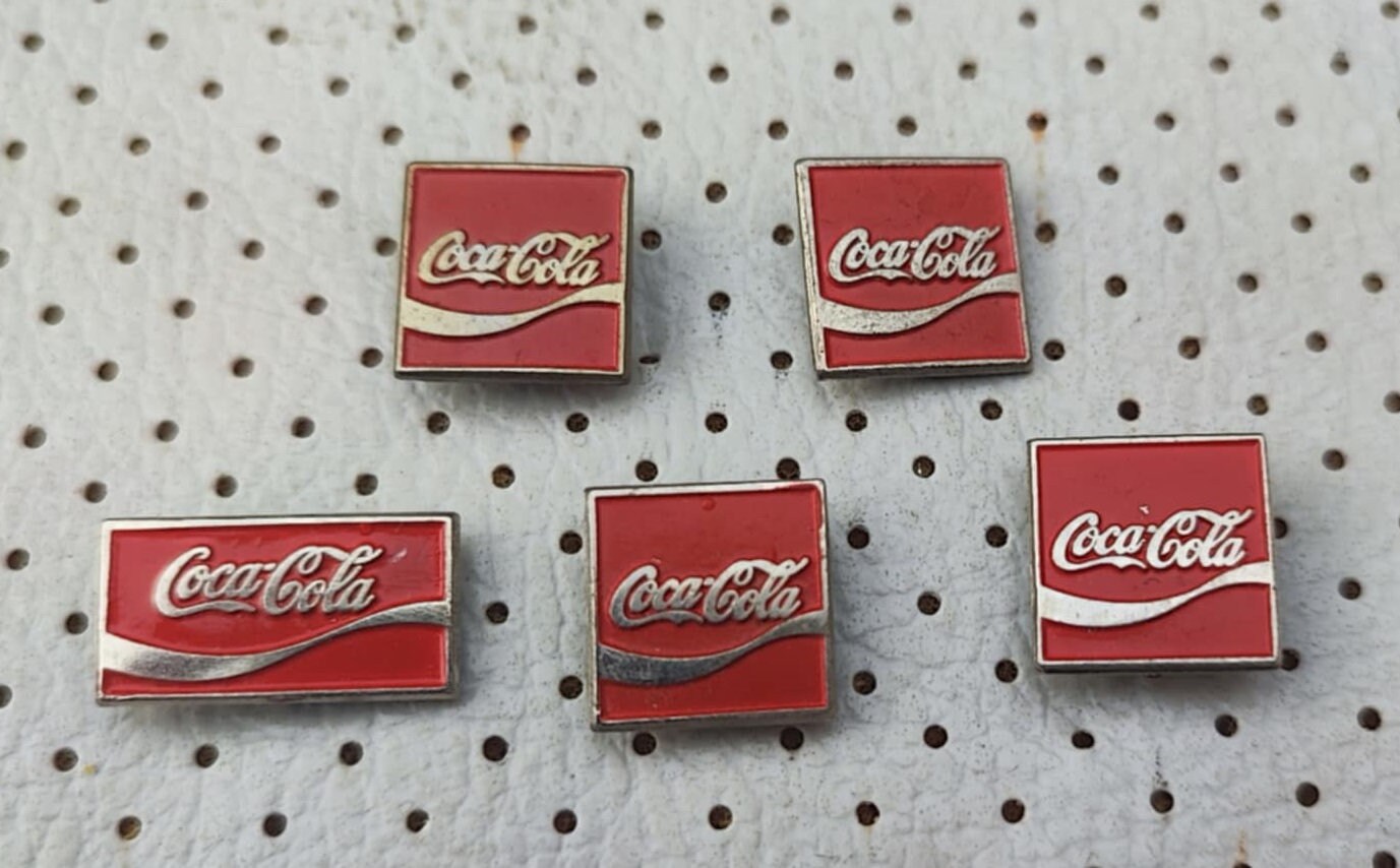 Coca Cola Vintage Pins 1980s Pins Badges Collectible Coke Drinks Soda ...