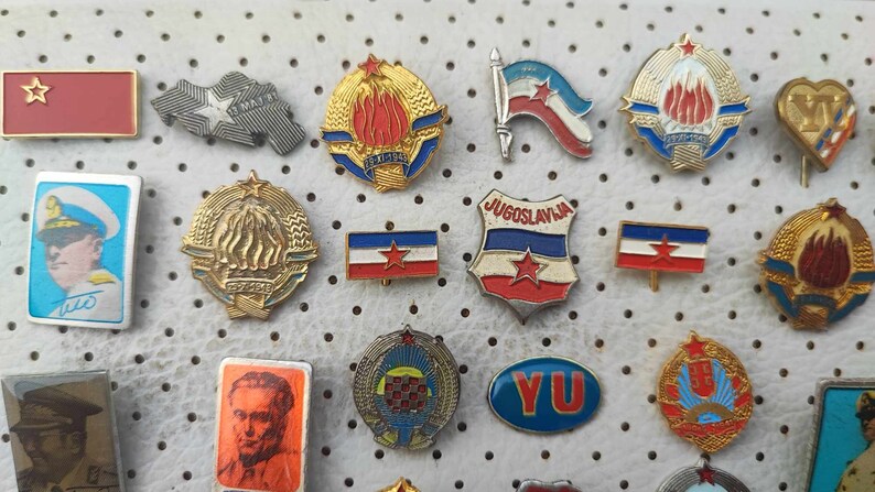 Marshal TITO Josip Broz Tito Flag Yugoslavia PINS Collection ...