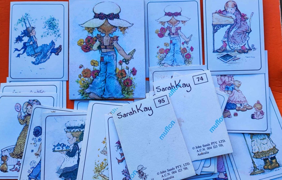 Sarah Kay Vintage School Notebook 1980s With 30 Stickers Original ...