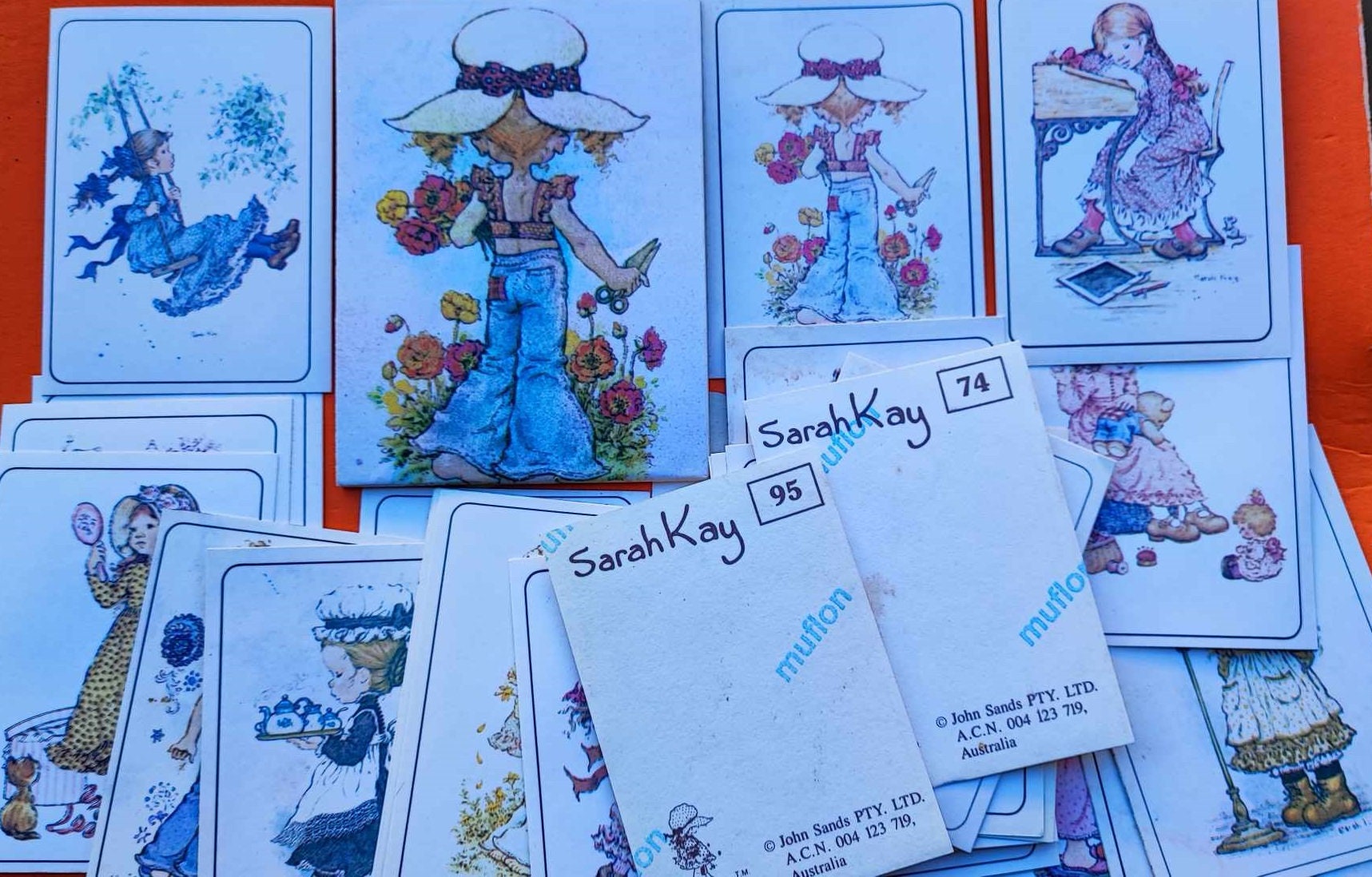 Sarah Kay Vintage School Notebook 1980s With 30 Stickers Original ...