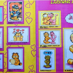 Garfield Stickers Album 1989 Panini Garfield Album Original Odie ...