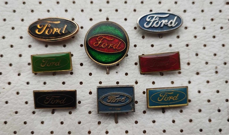 Ford Car Vintage Pins Collection for Sale 1987s Ford Motor Company ...