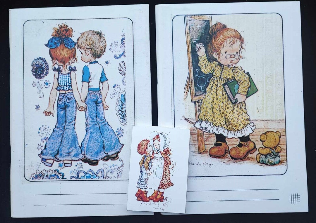 Sarah Kay Vintage School Notebooks Back to School 1980s Sarah Kay ...