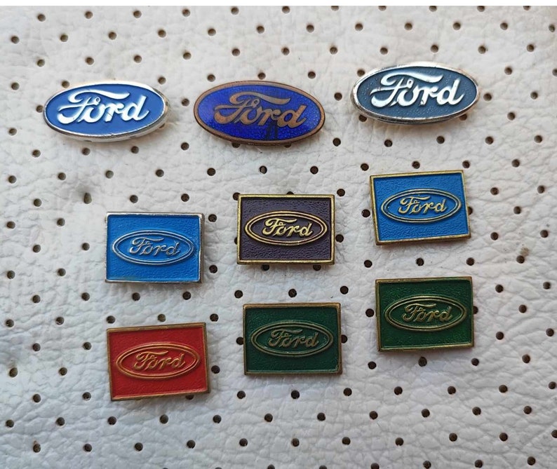 Ford Car Vintage Pins Collection for Sale 1987s Ford Motor Company ...