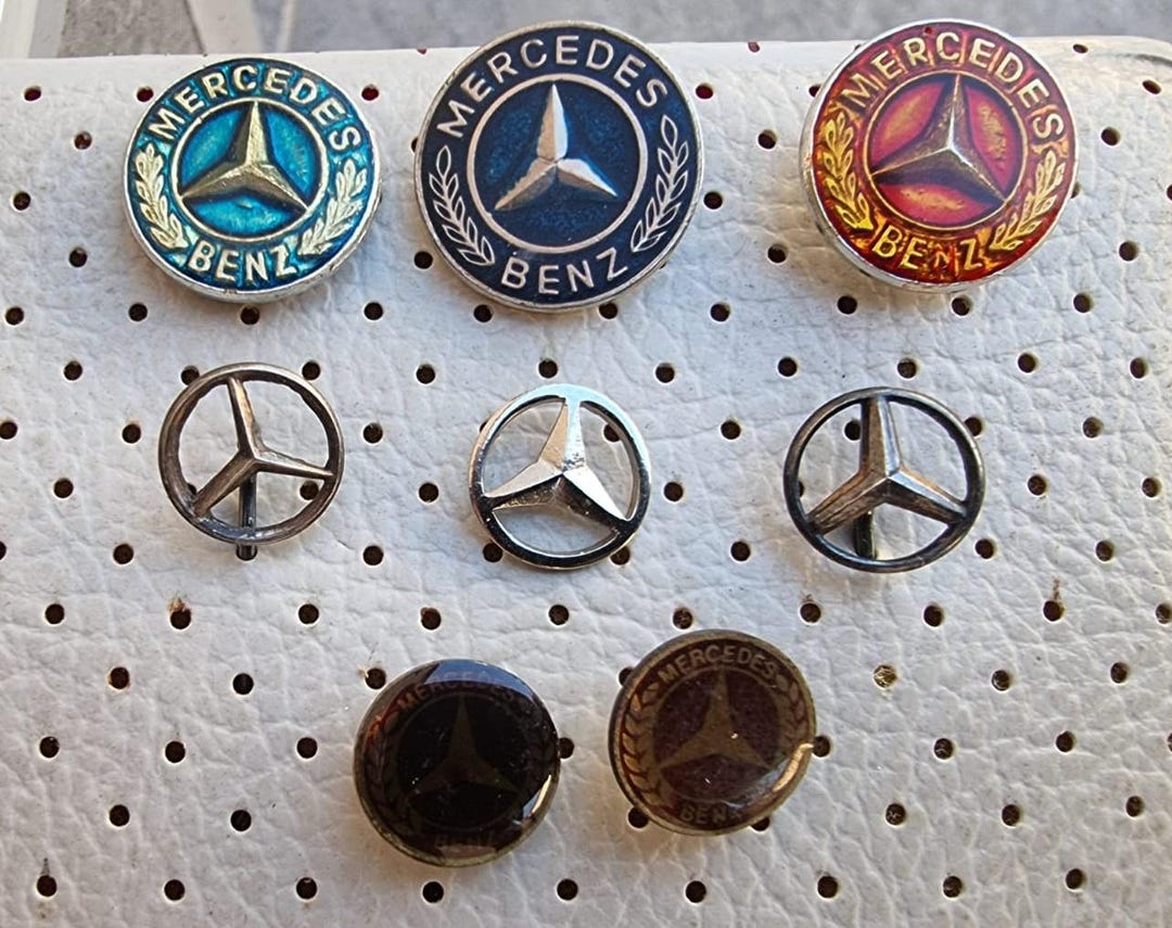 Mercedes Vintage Car Pins Collection for Sale 1980s Mercedes Benz ...