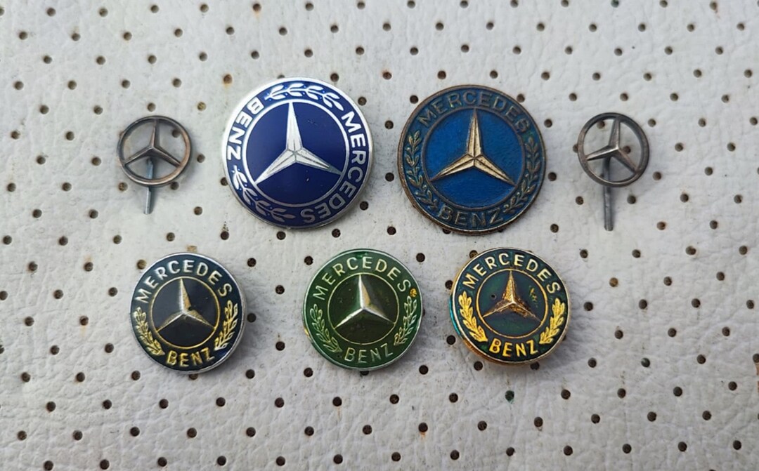 Mercedes Vintage Car Pins Collection for Sale 1980s Mercedes Benz ...