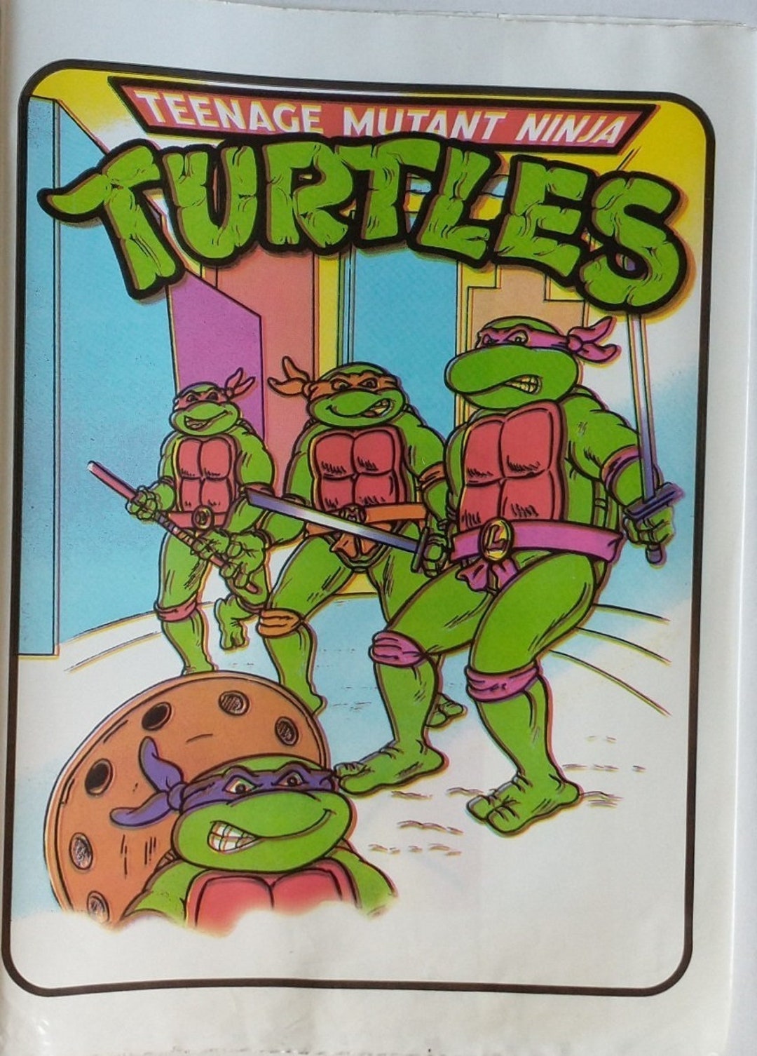 TMNT School Notebook Cover Vintage Teenage Mutant Ninja Turtles ...