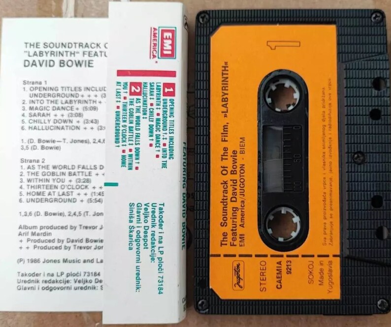 David Bowie / Trevor Jones 1990 Labyrinth Original Soundtrack OST ...