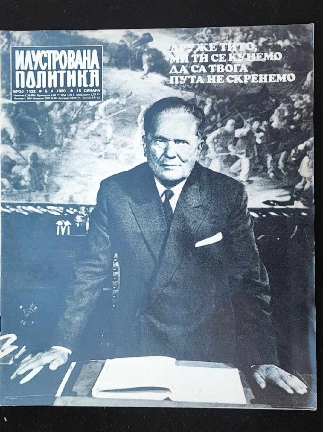 Marshal TITO Josip Broz Tito Death 1980 SFRJ Yugoslavia Ilustrovana ...
