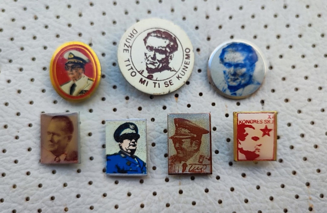 Marshal TITO Josip Broz Tito Yugoslavia PINS Collection Memorabilia ...