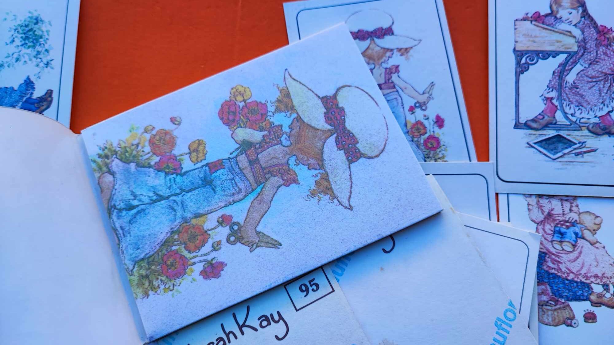 Sarah Kay Vintage School Notebook 1980s With 30 Stickers Original ...