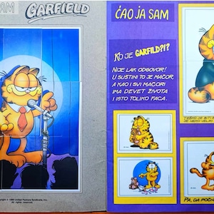 Garfield Stickers Album 1989 Panini Garfield Album Original Odie ...