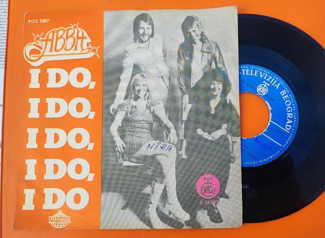 ABBA Rock Me / I Do, I Do, I Do, I Do, I Do 1975 Single Yugoslavia 7 ...