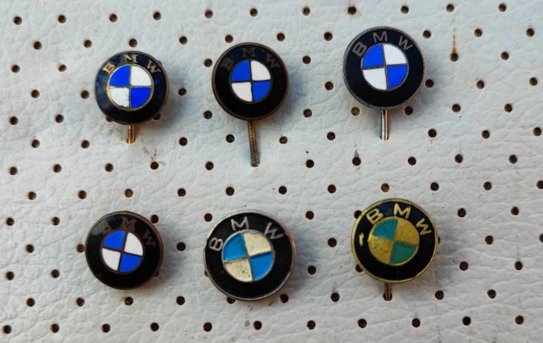 BMW Car Vintage Pins Collection for Sale 1980s BMW Enamel Badges ...