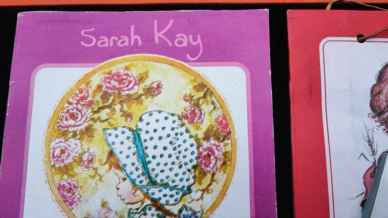 Sarah Kay Vintage School Notebooks With Bag 1980s Sarah Kay Collection ...