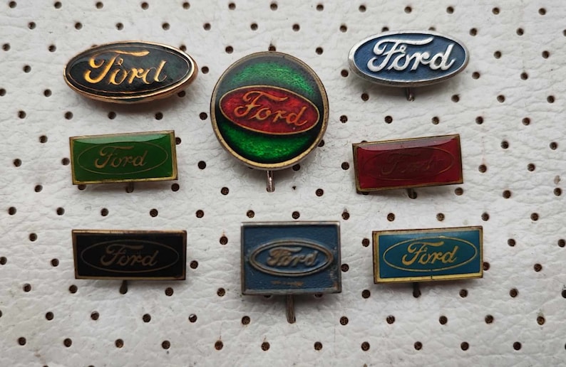Ford Car Vintage Pins Collection for Sale 1987s Ford Motor Company ...