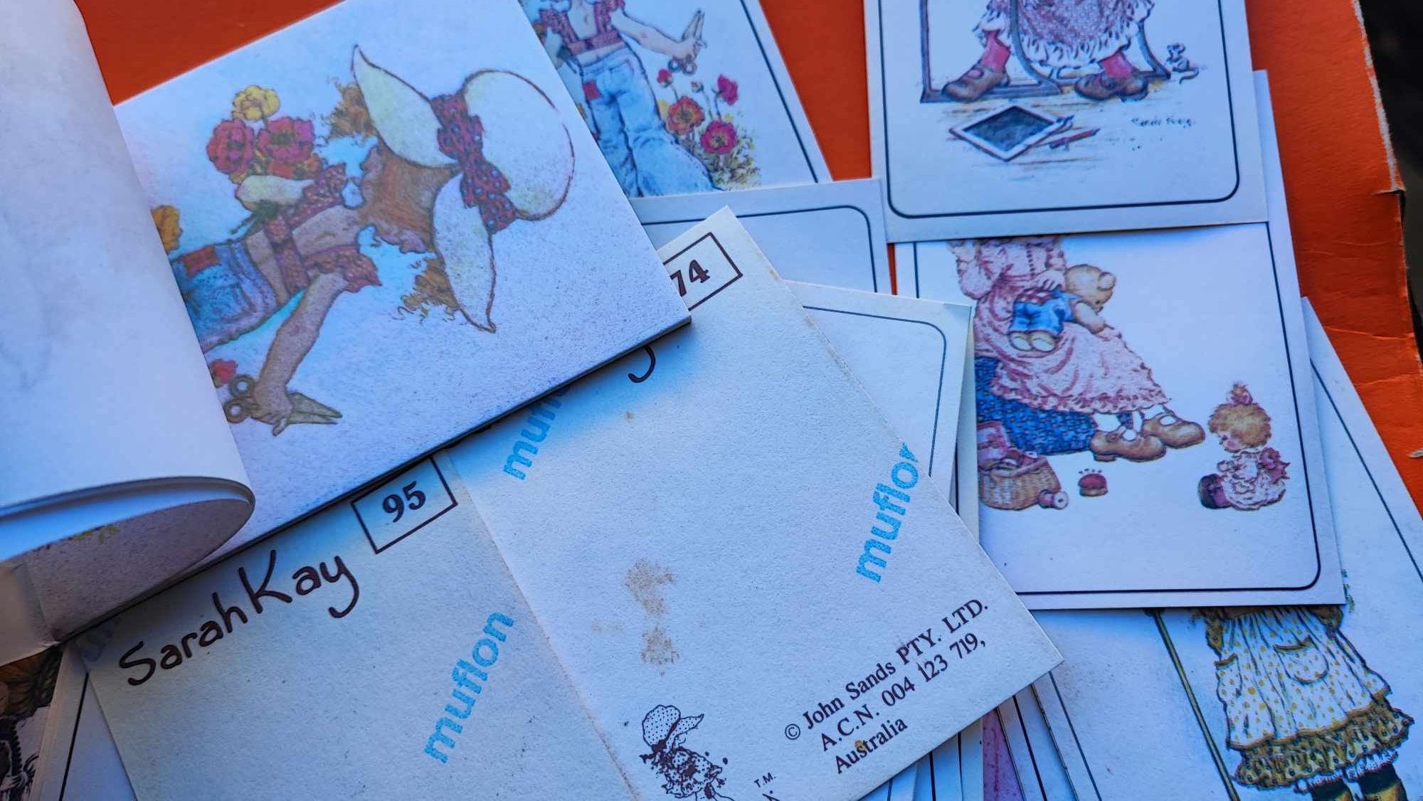 Sarah Kay Vintage School Notebook 1980s With 30 Stickers Original ...