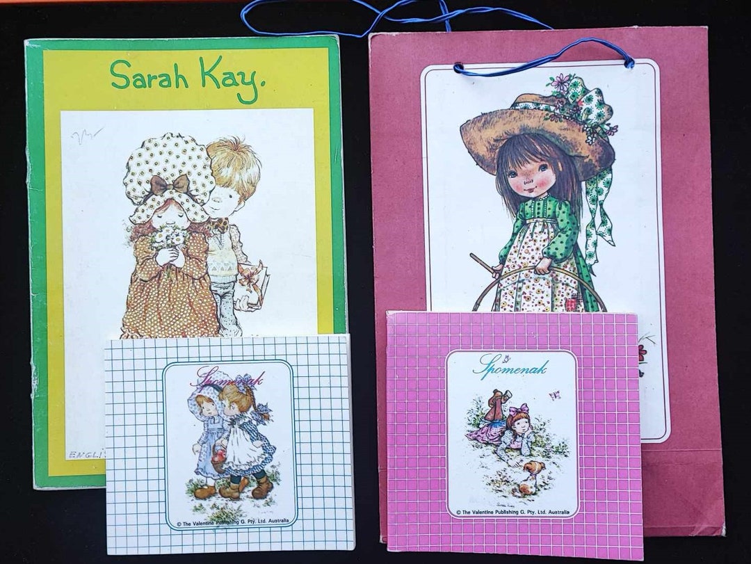 Sarah Kay Vintage School Notebooks 1980s Sarah Kay Collection Sarah Kay ...