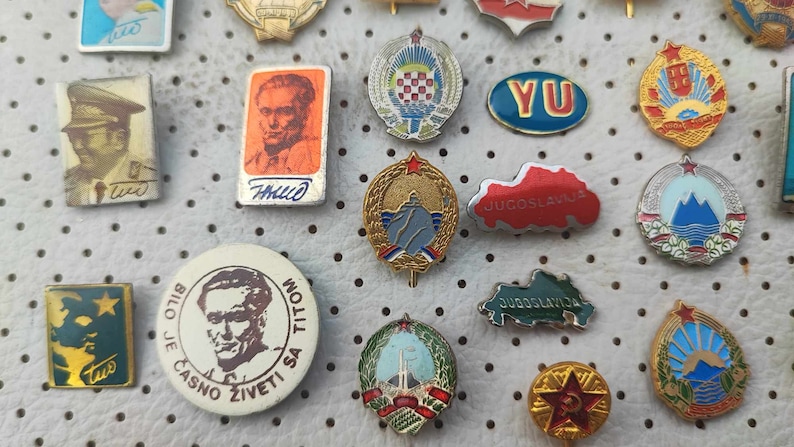 Marshal TITO Josip Broz Tito Flag Yugoslavia PINS Collection ...