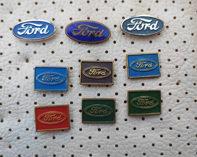 Ford Car Vintage Pins Collection for Sale 1987s Ford Motor Company ...