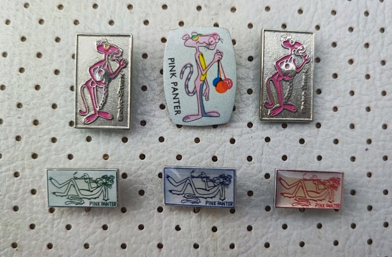 The Pink Panther Vintage Pins Cartoon Memorabilia Blake Edwards Unique ...