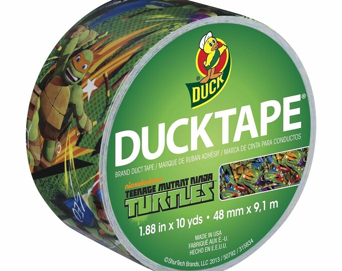 Teenage Mutant Ninja Turtles TMNT Duck Brand Duct Tape Rare - Etsy