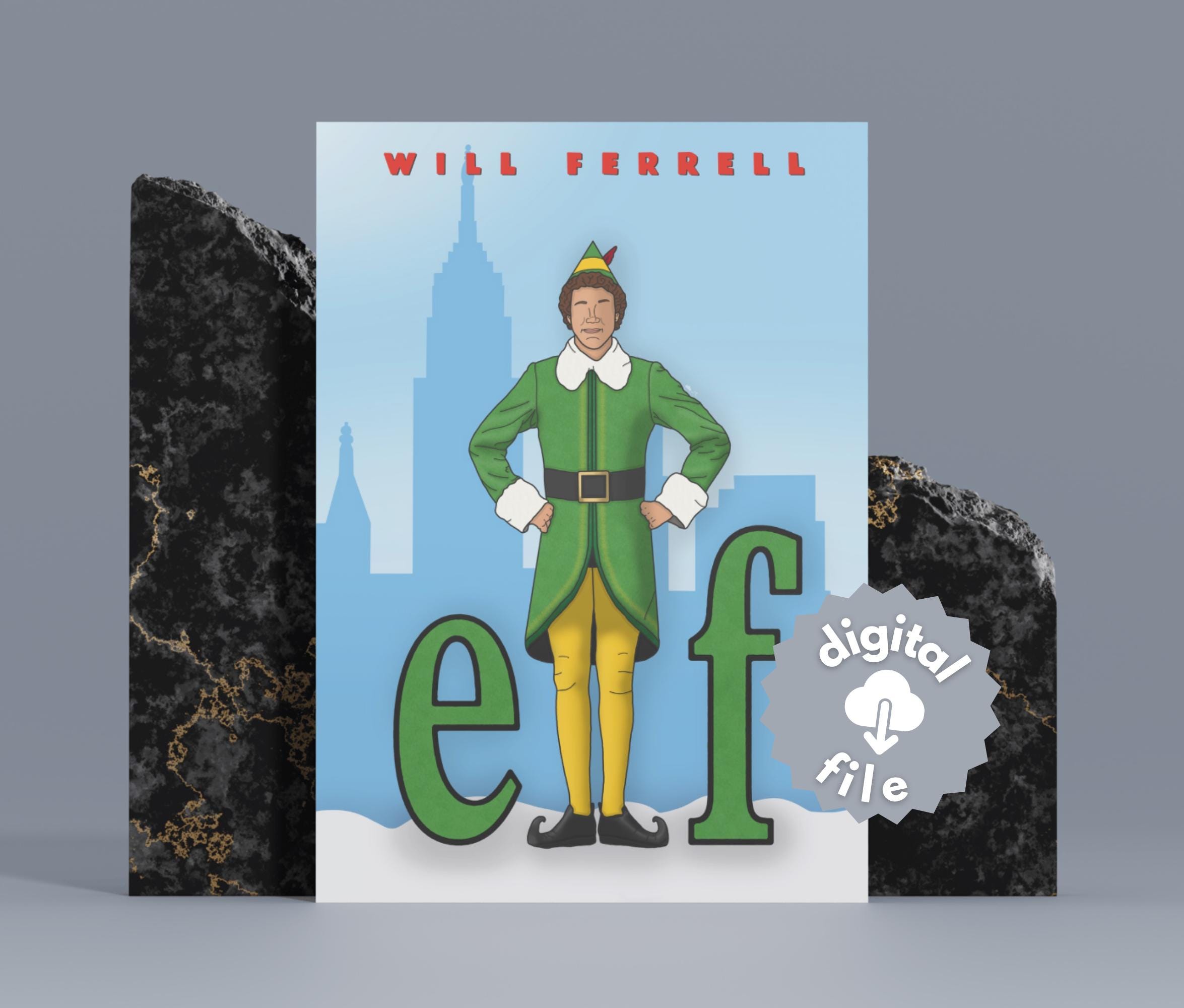 Buddy De Elf Film Behang